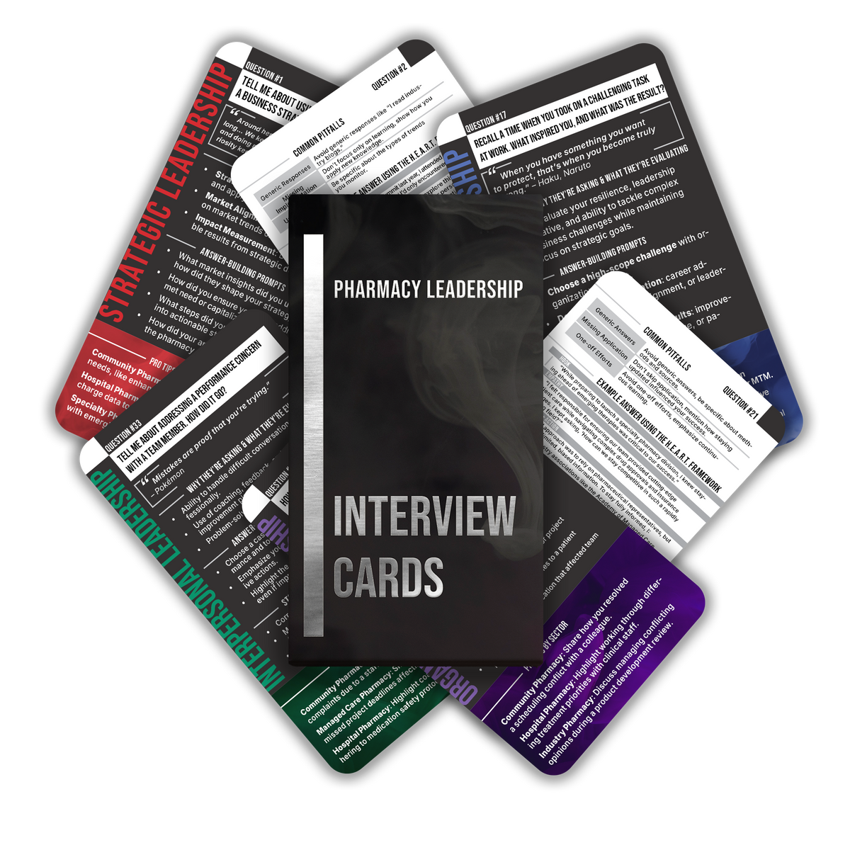 [DIGITAL] Interview Cards For Pharmacy Leaders – Heart and Helix
